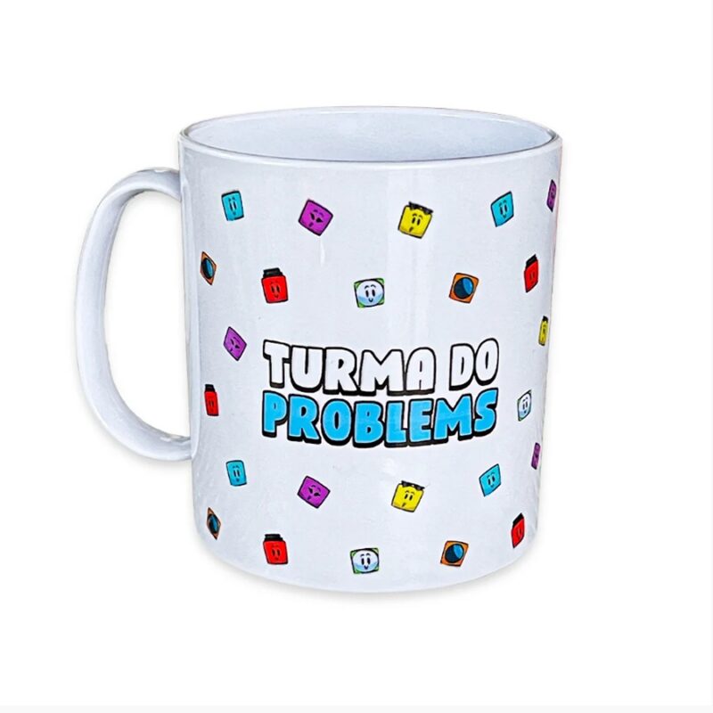 Caneca das carinhas da Turma do Problems - MegaPrendas.com