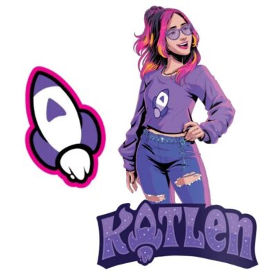 Boneca Katlen vinil 15cm - MegaPrendas.com